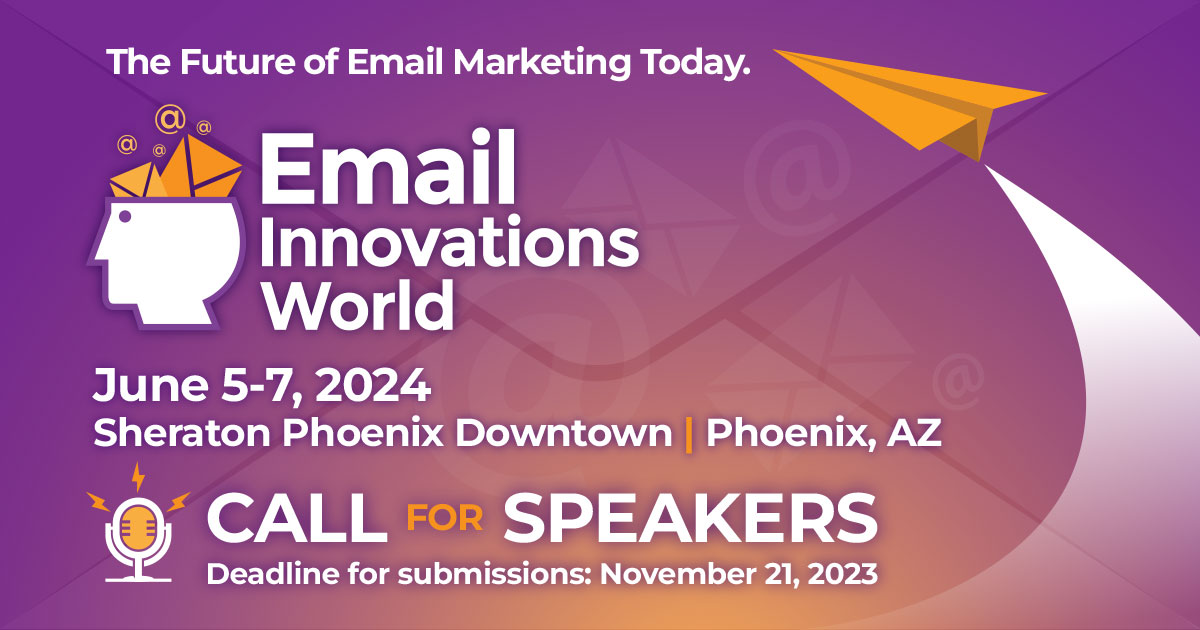 Call for Speakers - Email Innovations World